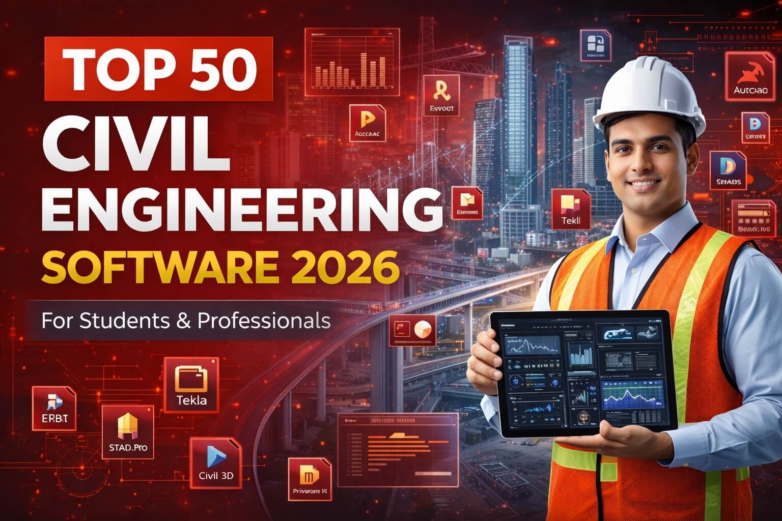 Top 50 Civil Engineering Software – Updated List 2026 » Construction Placement